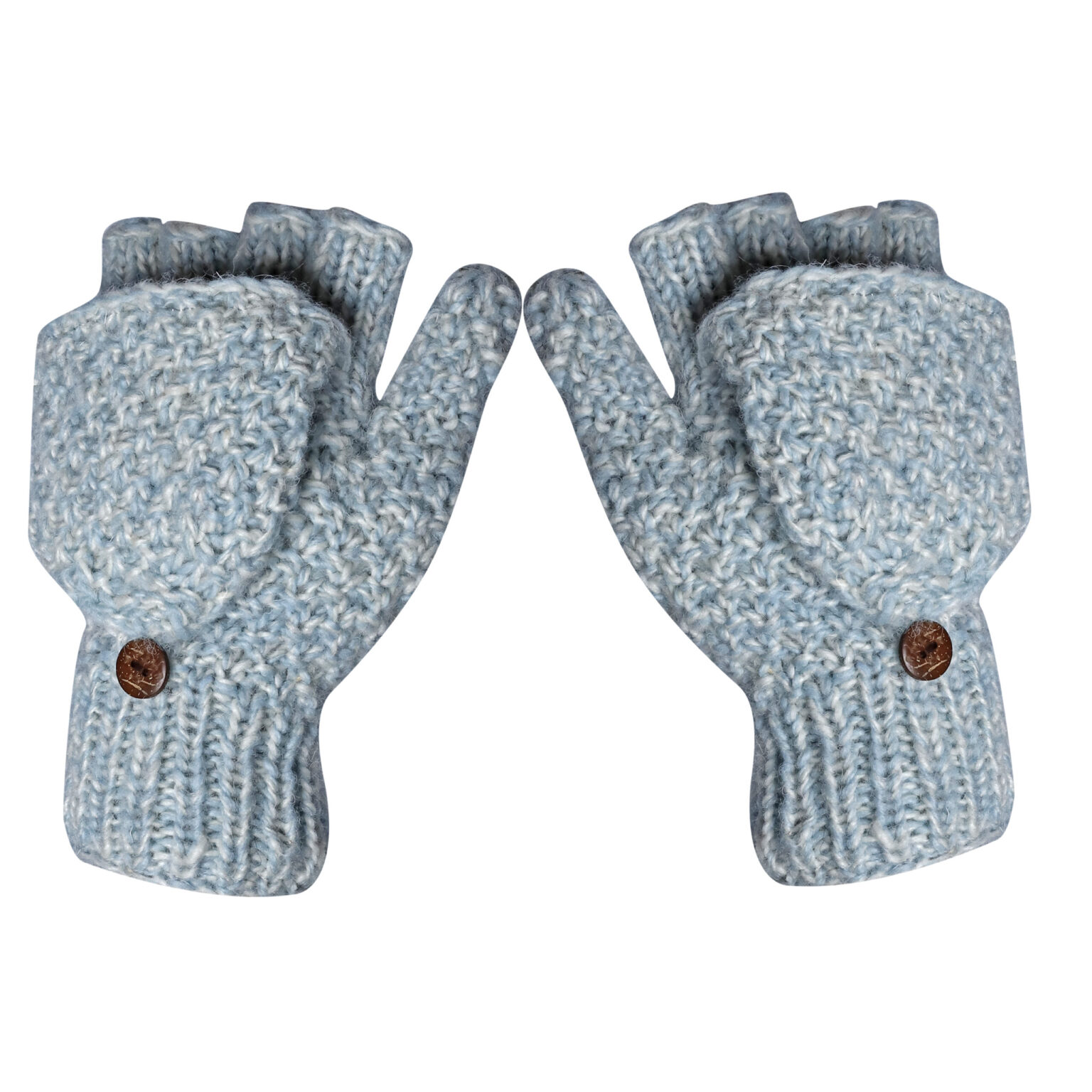 Half-finger Mittens Gloves - Woolmandu